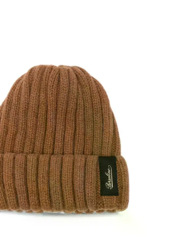 Borsalino Hill Ribbed-knit Beanie Hat