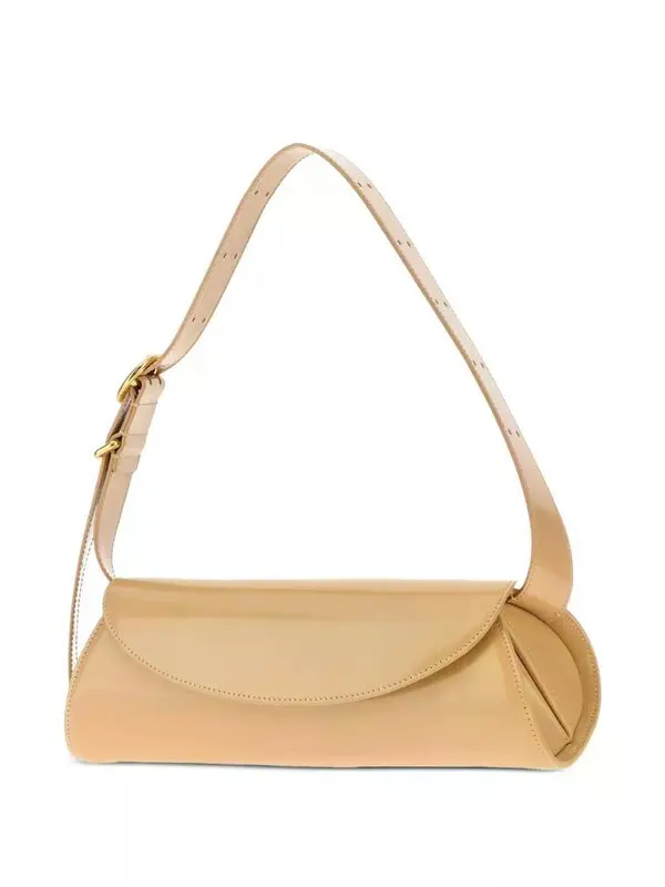 JIL SANDER Skin Pink Leather Small Cannolo Shoulder Bag
