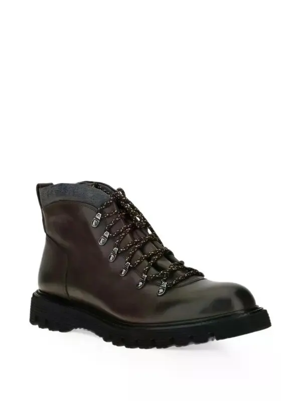 Fratelli Rossetti Leather Lace-up Ankle Boots