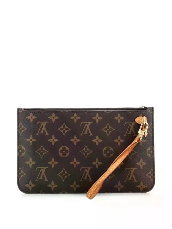 LOUIS VUITTON Neverfull Pochette Monogram Canvas Large Pouch