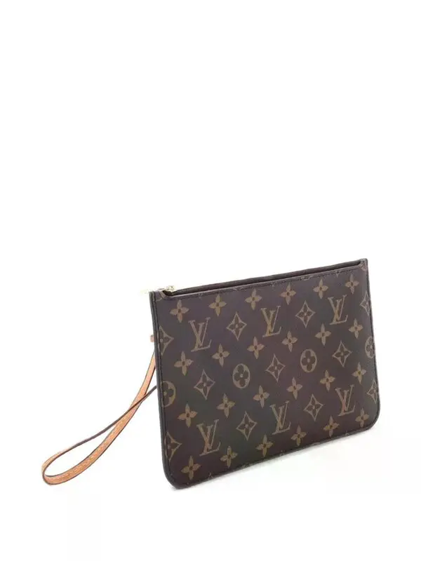 LOUIS VUITTON Neverfull Pochette Monogram Canvas Large Pouch
