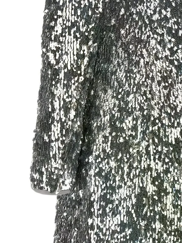 Balmain Sequin-embellished Structured-shoulder Mini Dress