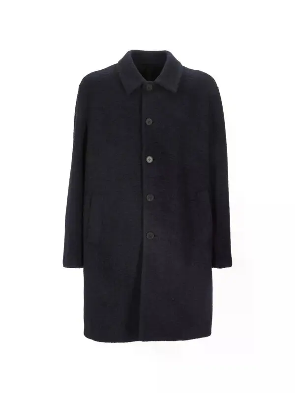 Harris Wharf London Bouclé-texture Single-breasted Coat