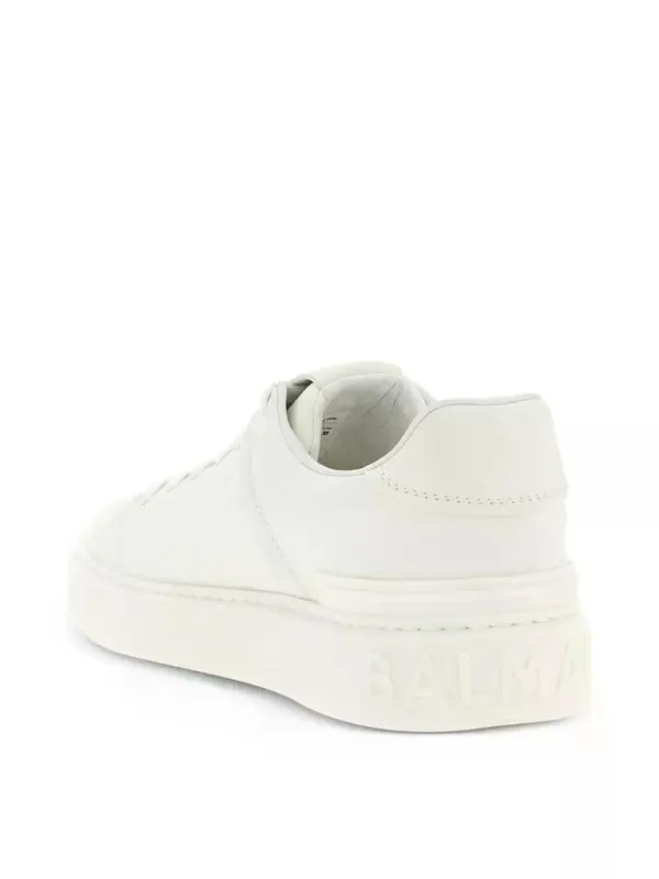Balmain B-court Smooth Leather Trainers