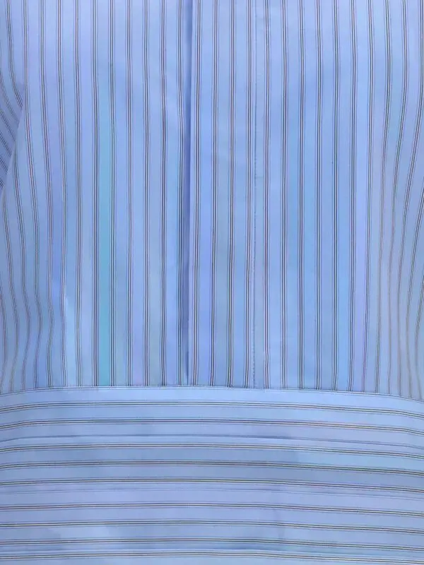 Sacai Striped Poplin Buckle-fastening Shirt