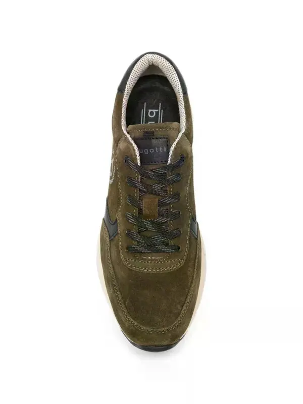 BUGATTI Logo-print Suede Sneakers