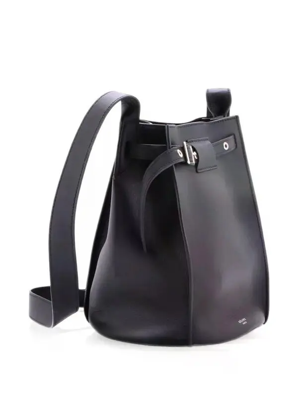 Celine Long Strap Big Bag Leather Bucket Bag