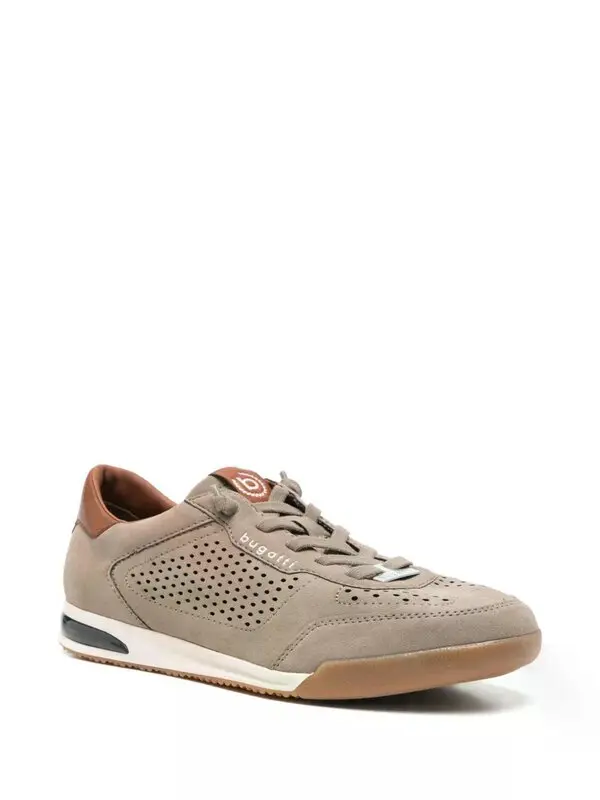 BUGATTI Perforated Panel Sneakers - Neutrals