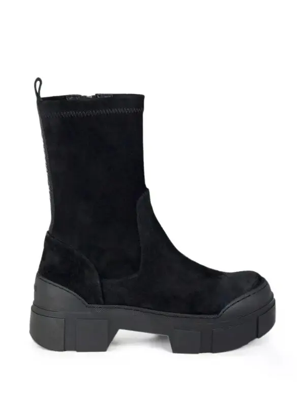 VIC MATIE Suede Chunky-sole Ankle Boots