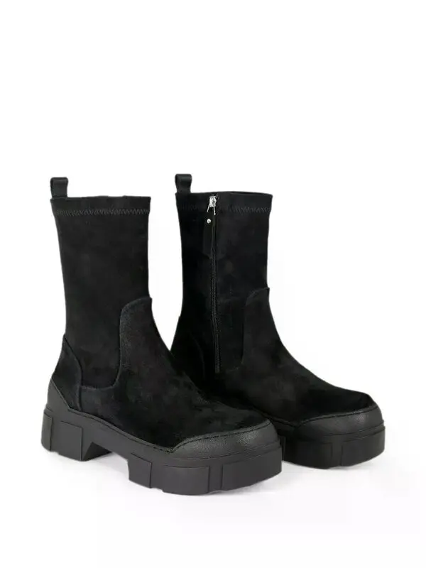VIC MATIE Suede Chunky-sole Ankle Boots