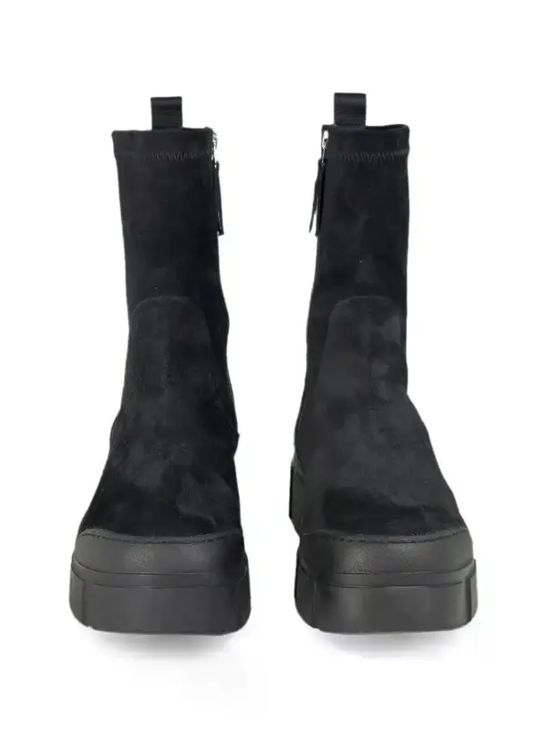 VIC MATIE Suede Chunky-sole Ankle Boots