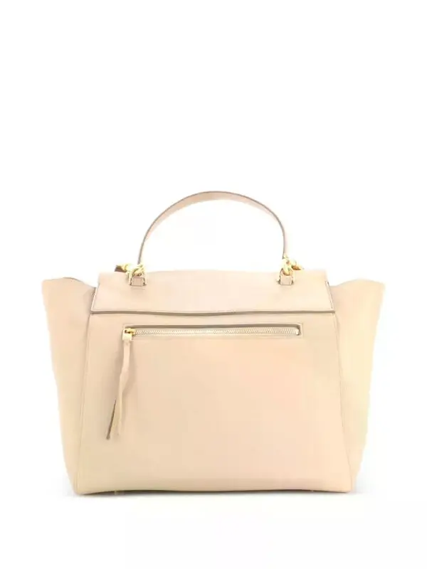 Celine Belt Bag Textured Leather Shoulder Bag - Neutrals