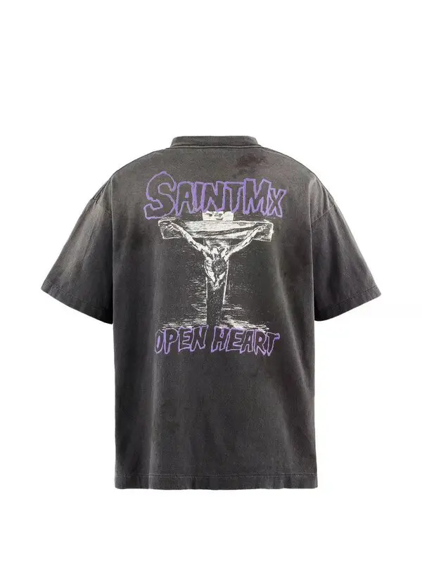 SAINT MXXXXXX Love Sick Graphic-print T-shirt