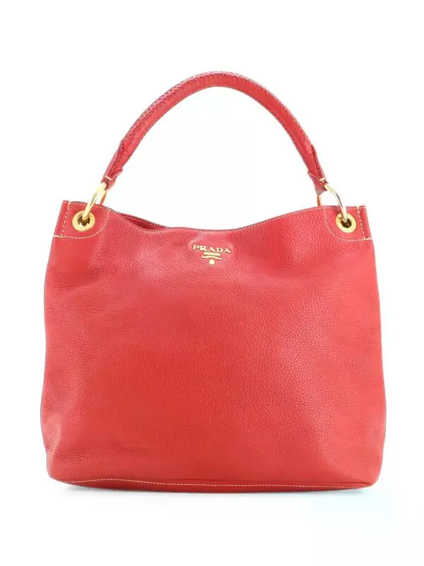 Prada Vitello Daino Large Hobo Bag