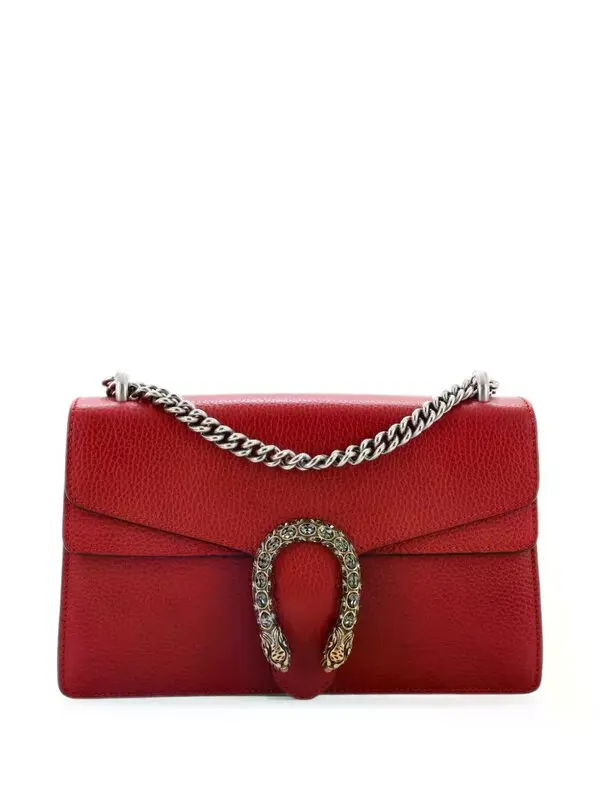 Gucci Dionysus Bag Leather Small Shoulder Bag - Red