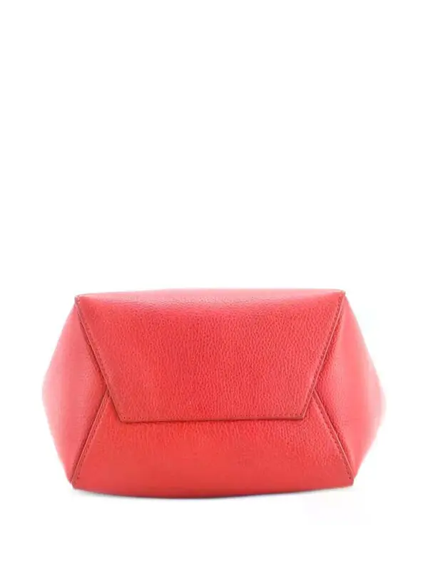 Celine Sangle Seau Bag Calfskin Small Shoulder Bag - Red