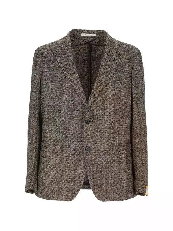 Tagliatore Tweed Single-breasted Blazer
