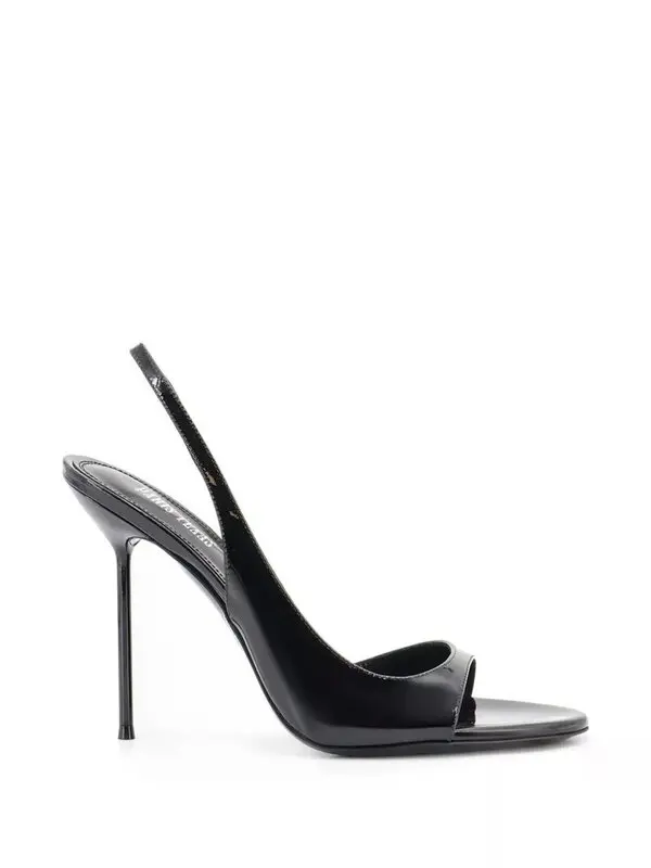 Paris Texas Lidia Patent Leather Sandals - Black