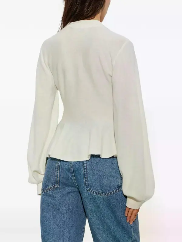 ROTATE BY BIRGER CHRISTENSEN Sculptured Knit Cardigan