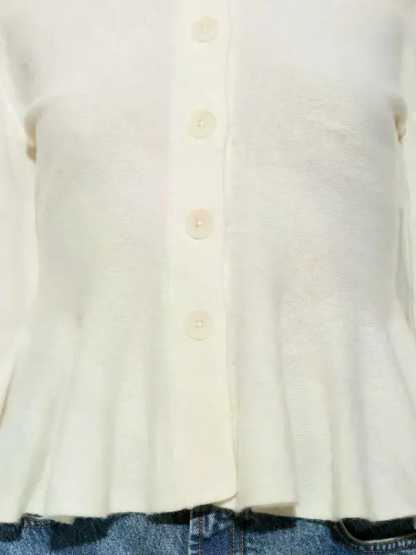 ROTATE BY BIRGER CHRISTENSEN Sculptured Knit Cardigan