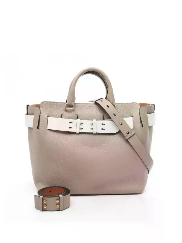 Burberry 2010-2026 Large Leather Belt Bag Satchel