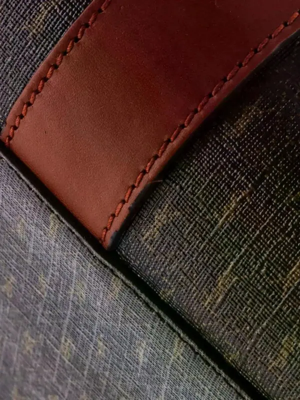 Saint Laurent Le Monogramme Coated Canvas And Leather Duffle Bag
