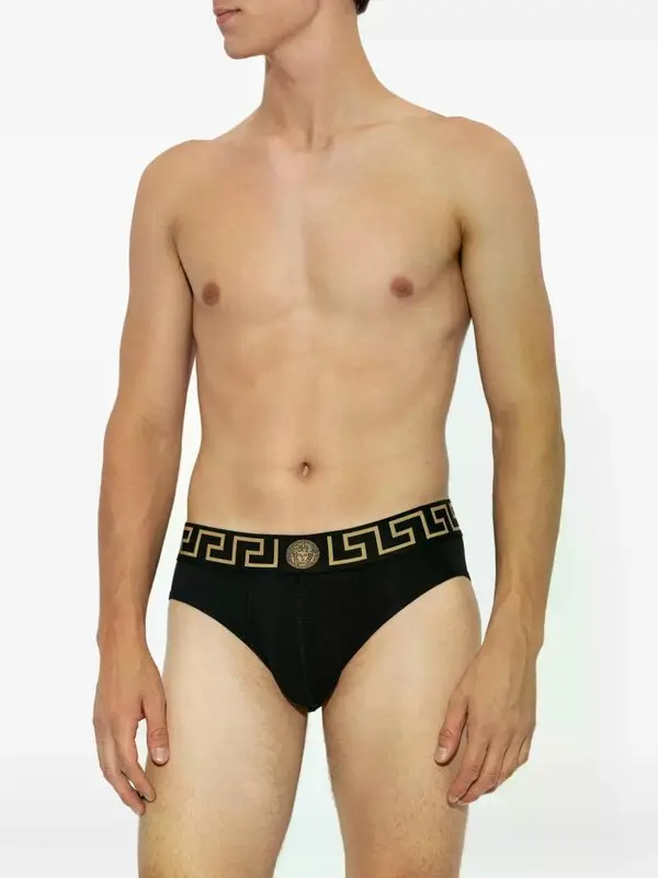 Versace 2-pack Of Cotton Briefs