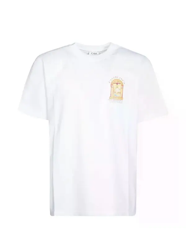 Casablanca Hermons Mirage-print T-shirt