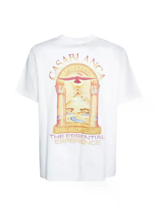 Casablanca Hermons Mirage-print T-shirt