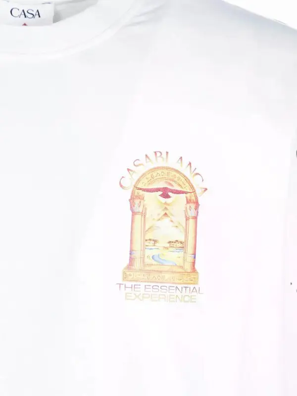 Casablanca Hermons Mirage-print T-shirt