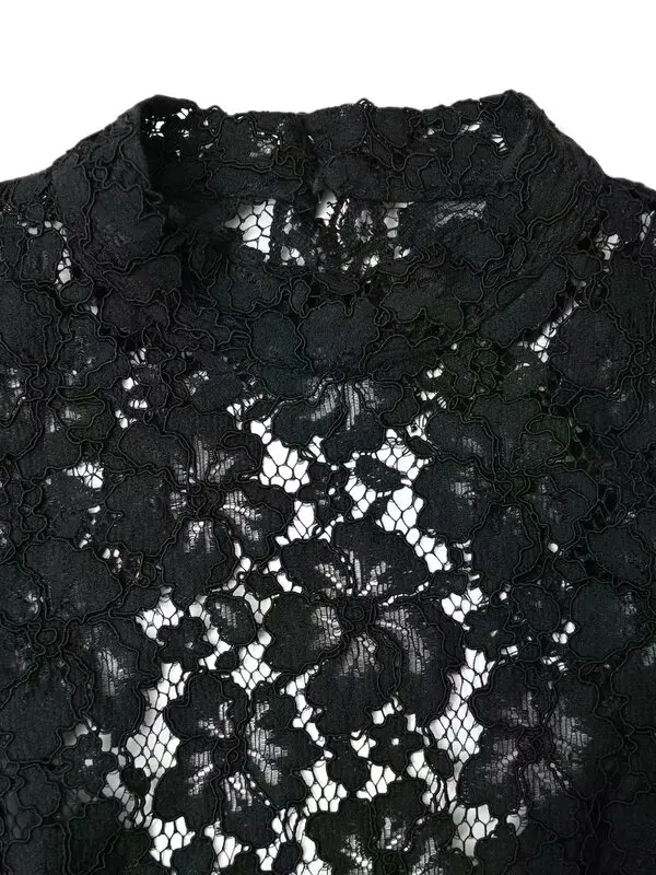 Sandro Lace Pattern Dress