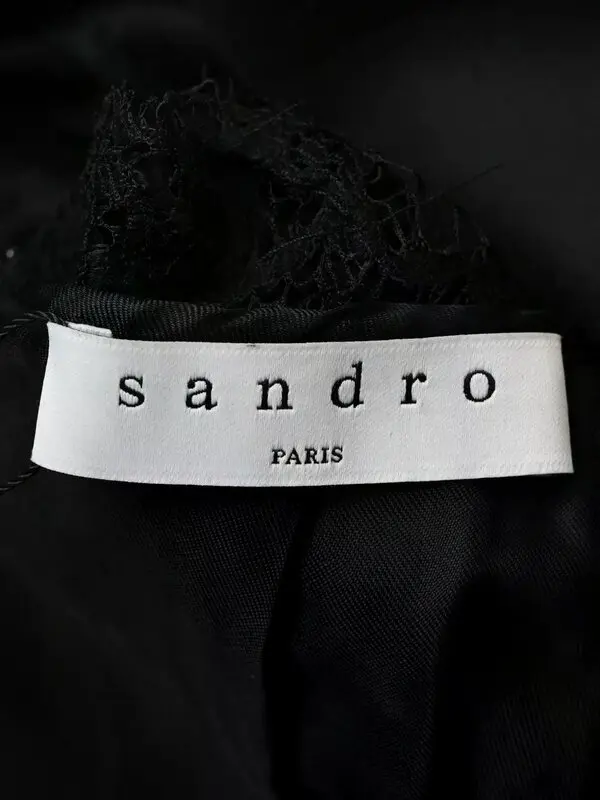 Sandro Lace Pattern Dress