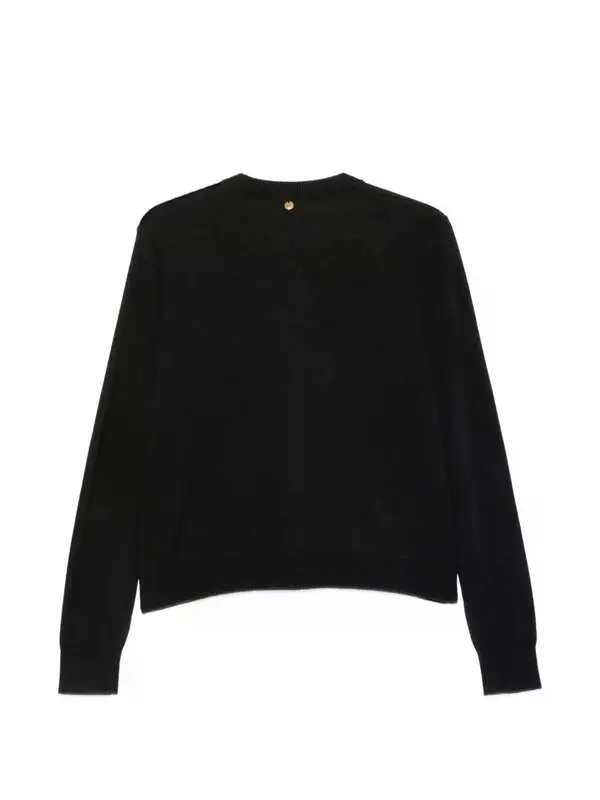 Liu Jo Argyle-intarsia Buttoned Cardigan