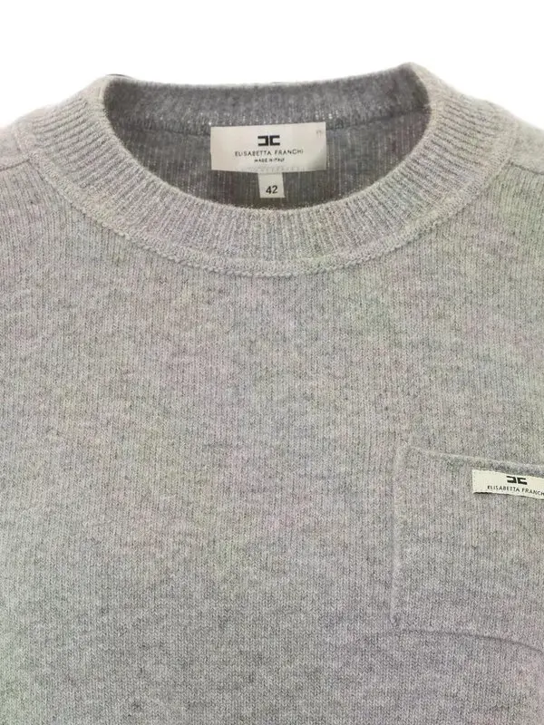 Elisabetta Franchi Wool And Cashmere Top