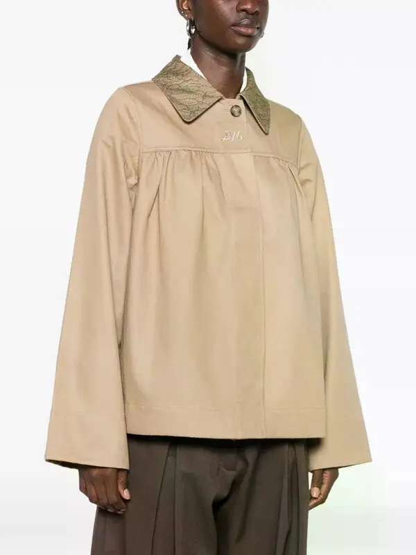 DAMSON MADDER Mini Mercedes Reversible Lace-collar Jacket