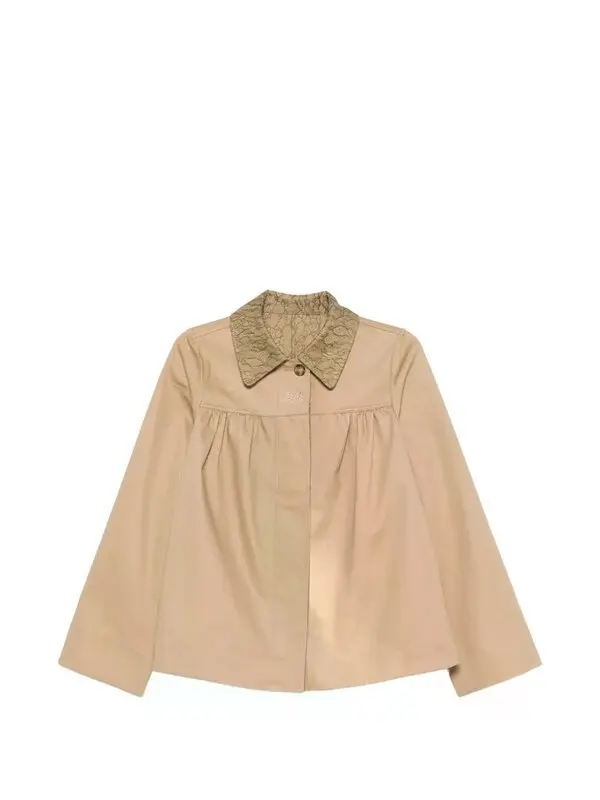 DAMSON MADDER Mini Mercedes Reversible Lace-collar Jacket