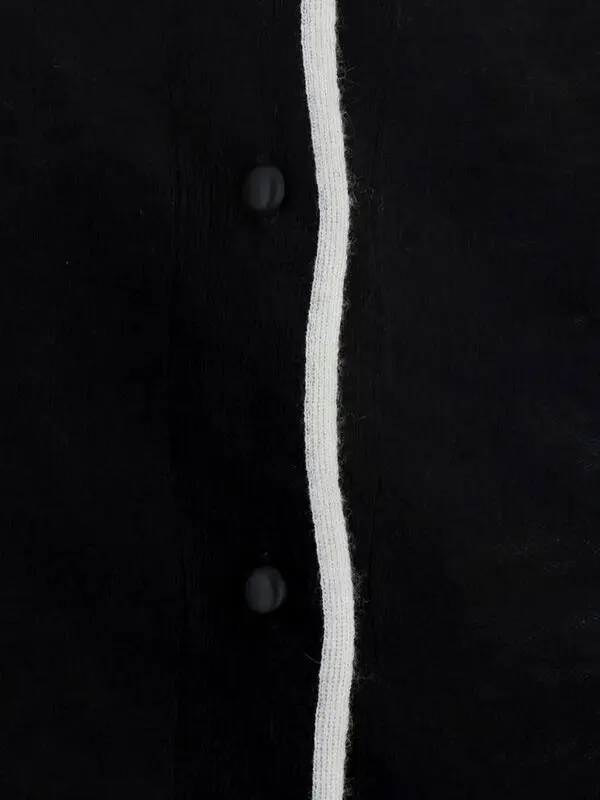Max Mara Contrast-trim Collared Cardigan