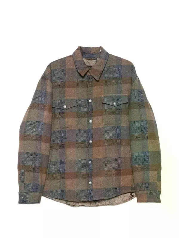 Etro Check-pattern Button-up Shirt