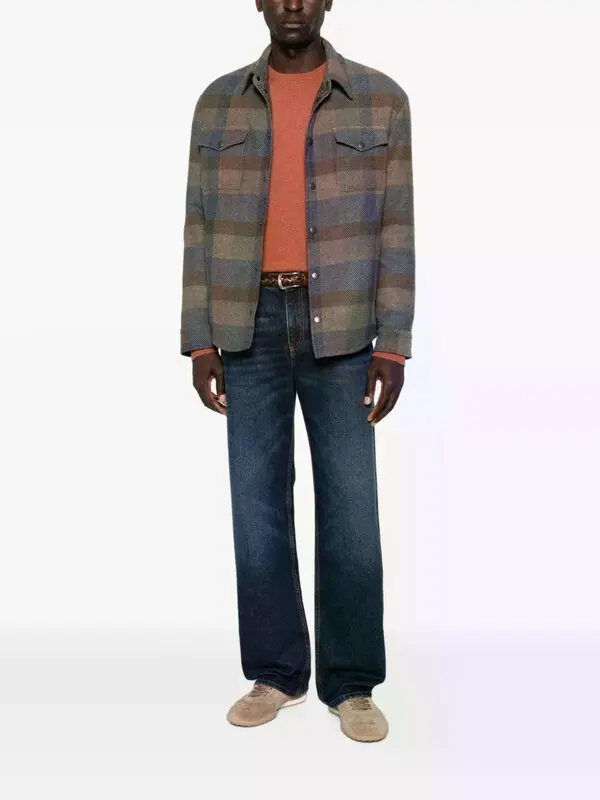 Etro Check-pattern Button-up Shirt
