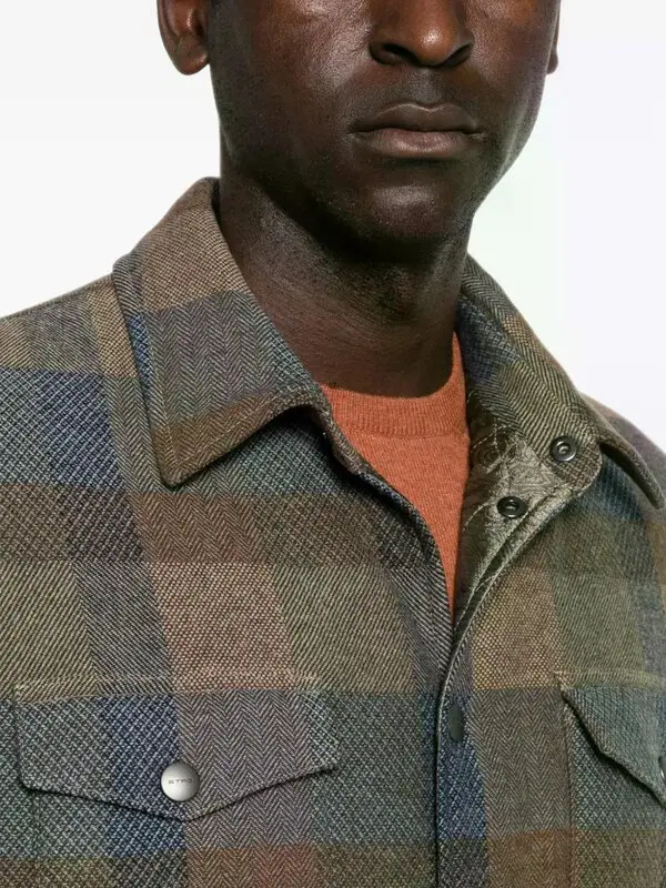 Etro Check-pattern Button-up Shirt