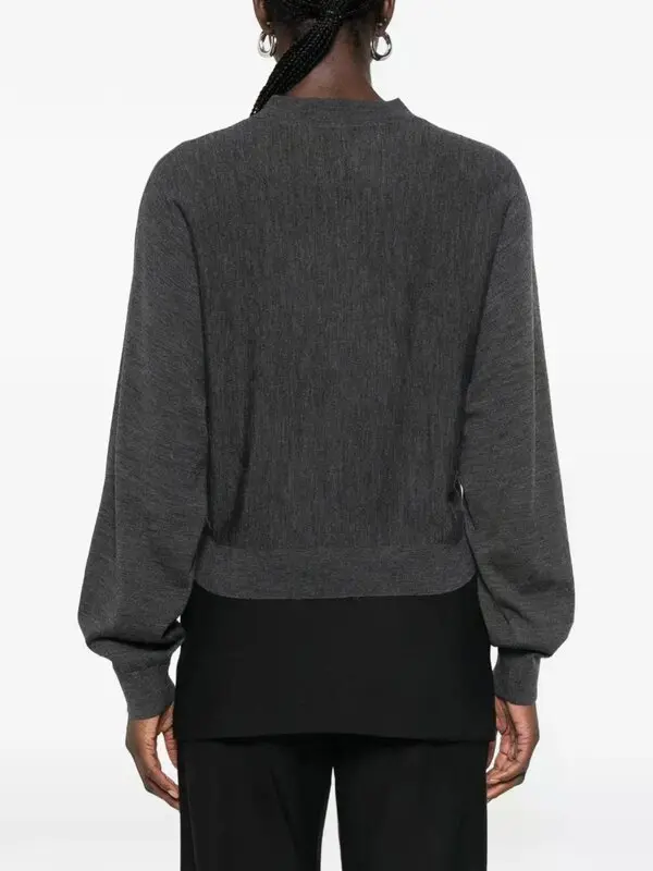 ELEH Ribbed-knit Wool Sweater