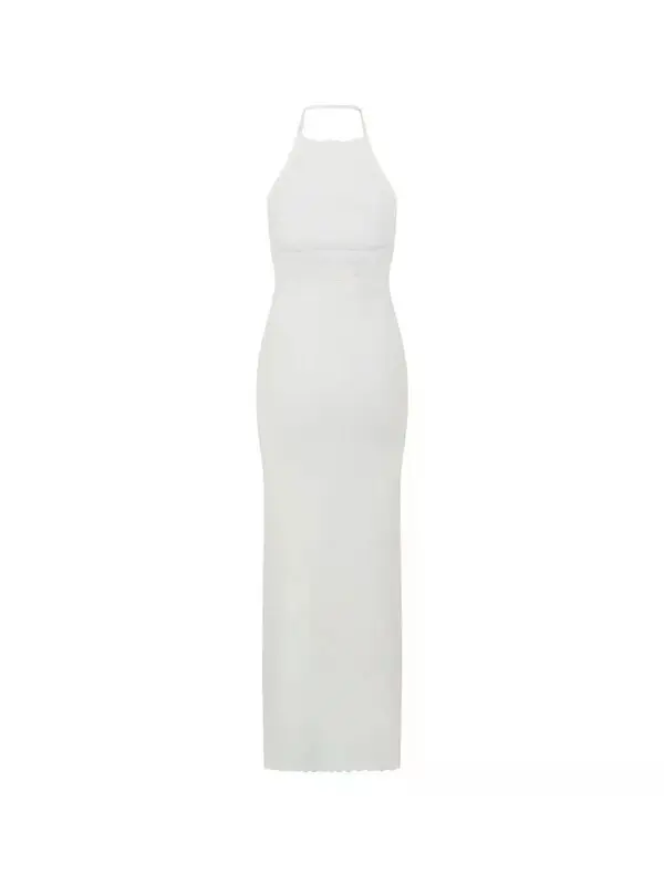 Jacquemus Tablier Midi Dress - White