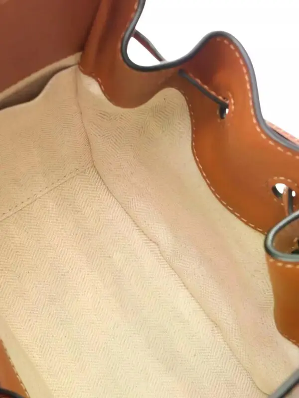 Loewe 2010-2026 Mini Leather Drawstring Hammock Bag Satchel