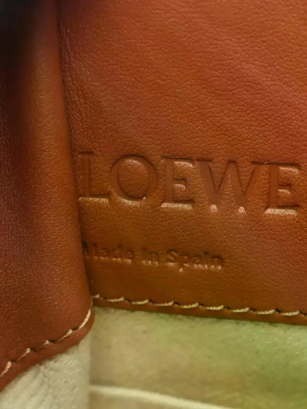 Loewe 2010-2026 Mini Leather Drawstring Hammock Bag Satchel