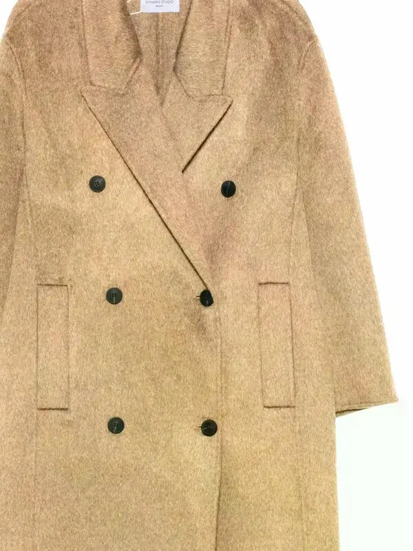 THE DYNAMIS STUDIO Double-breasted Notched-lapels Coat