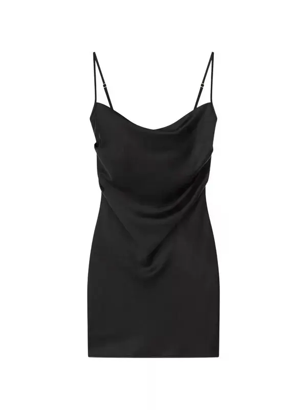 Nanushka Seren Cowl-neck Fitted Mini Dress