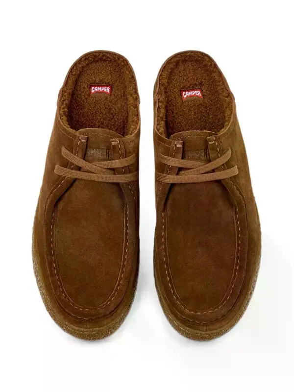 Camper Peu Terreno Suede Mules