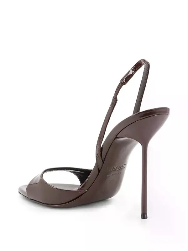 Paris Texas Lidia Patent Leather Sandals - Brown