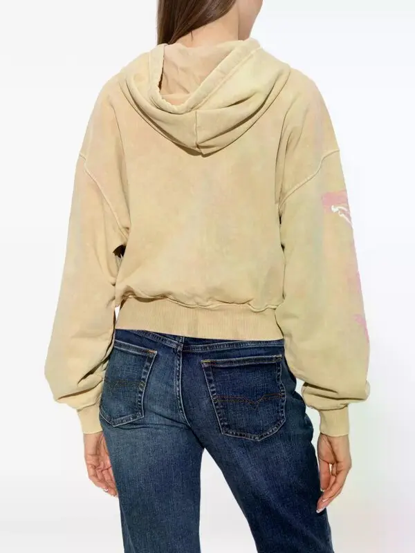 DIESEL® Logo-print Zip-up Hoodie