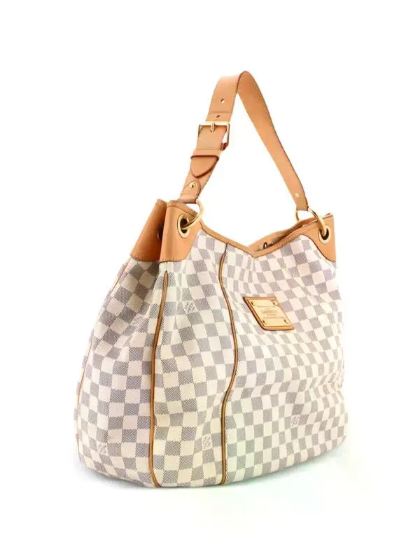 LOUIS VUITTON Damier Gm Hobo Handbag - White